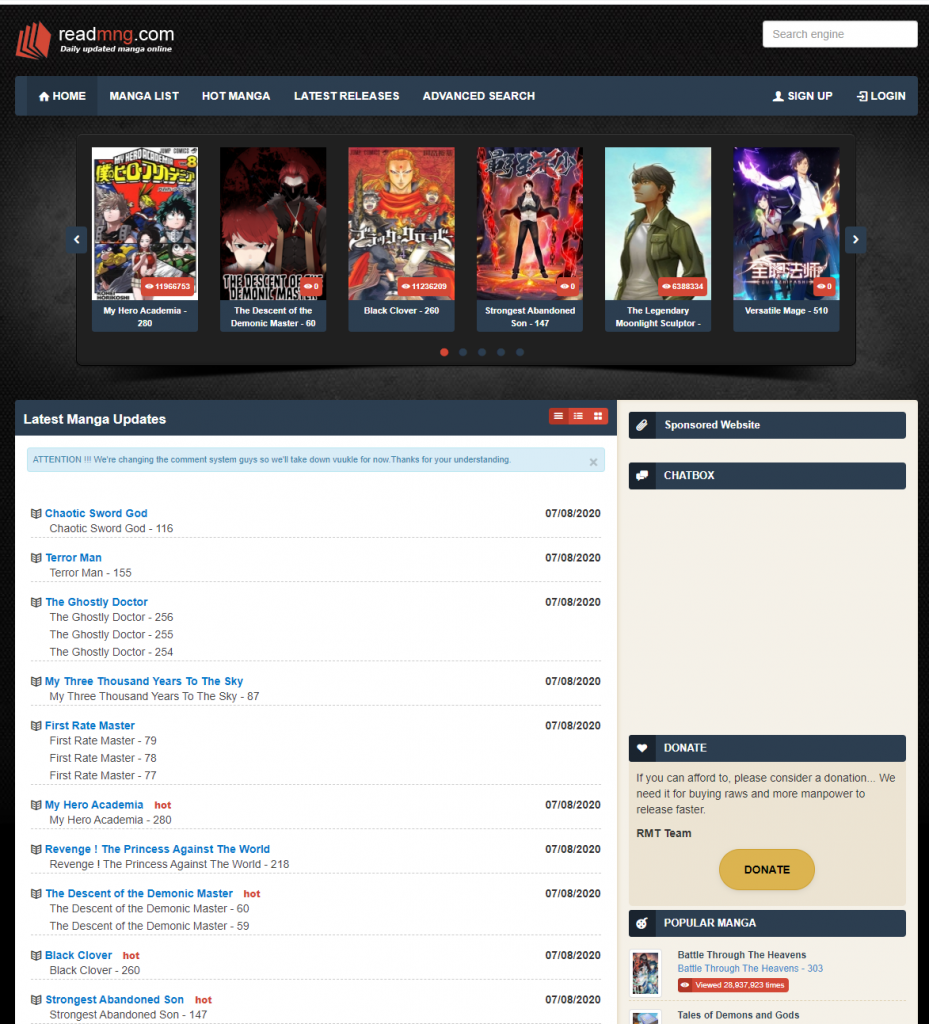 Mangastream down? 15 Mangastream Alternative to Follow